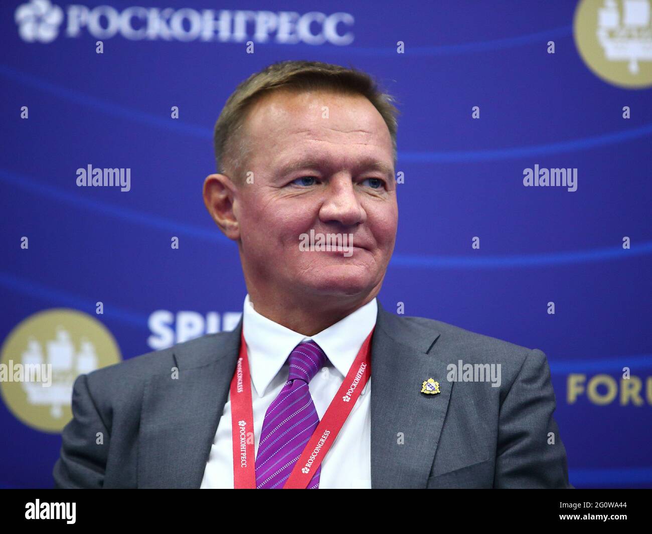 Saint Petersburg, Russia - 3 June 2021: St. Petersburg International ...