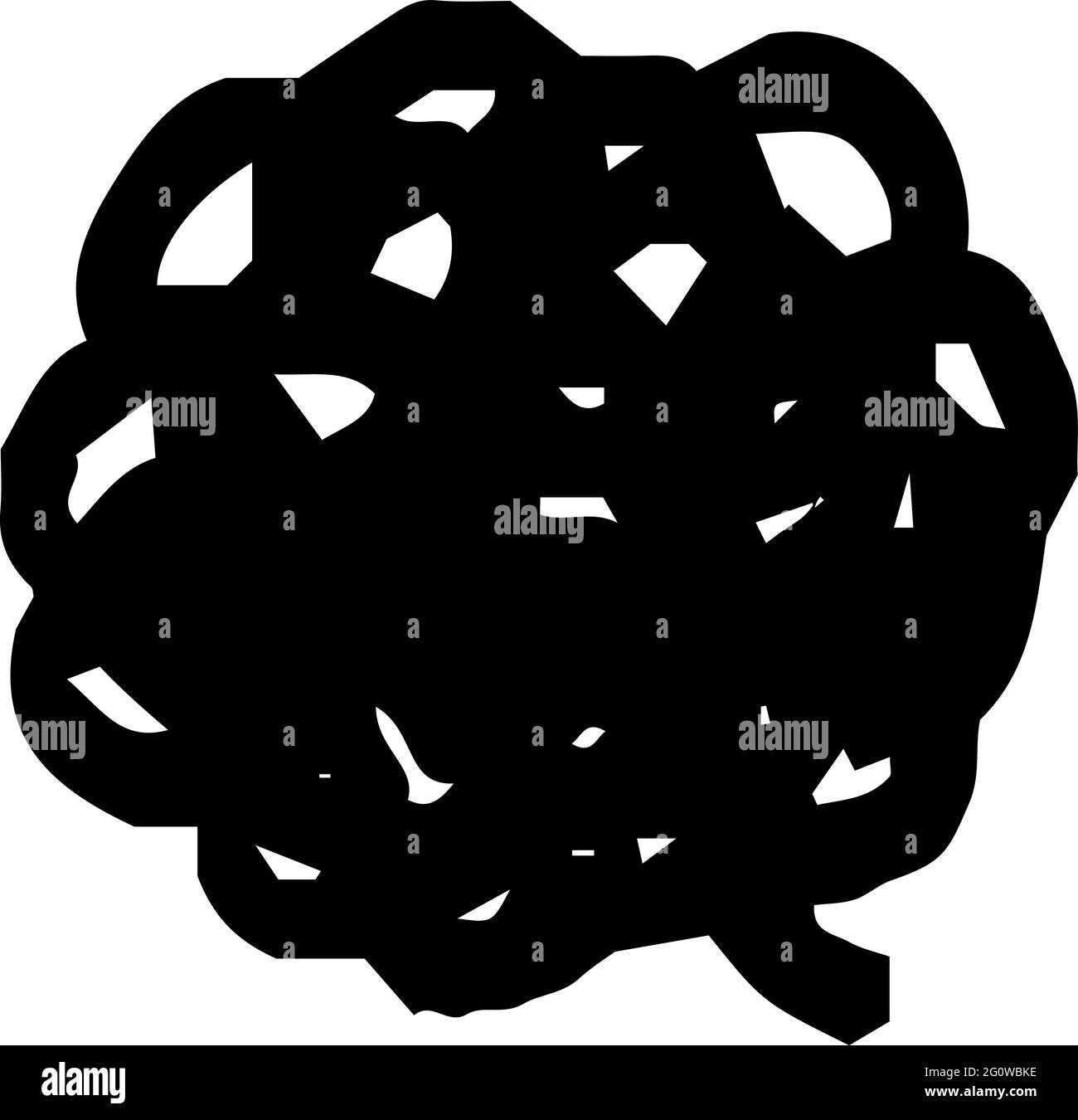 This is a illustration of Blue Cartoon symbol when disappointed Stock ...