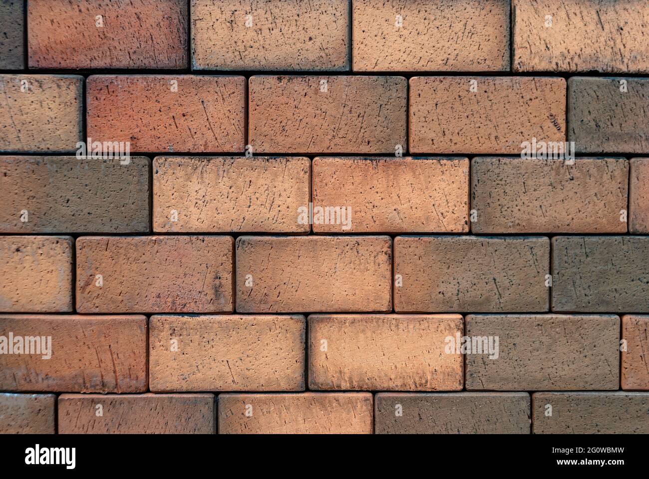 Brick wall texture background close-up Stock Photo - Alamy