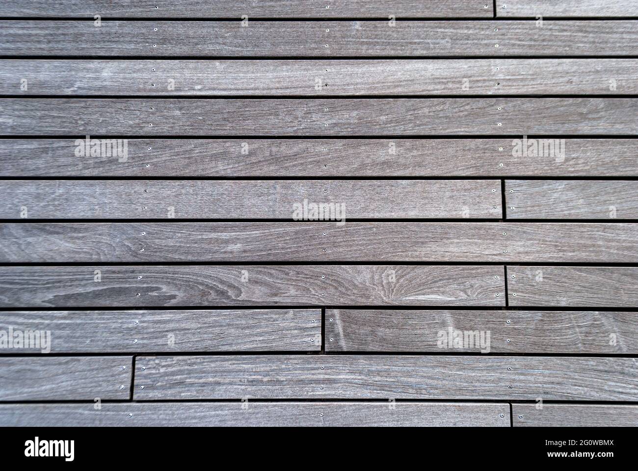 Texture of wooden plank background from parallel planks, top view Stock ...