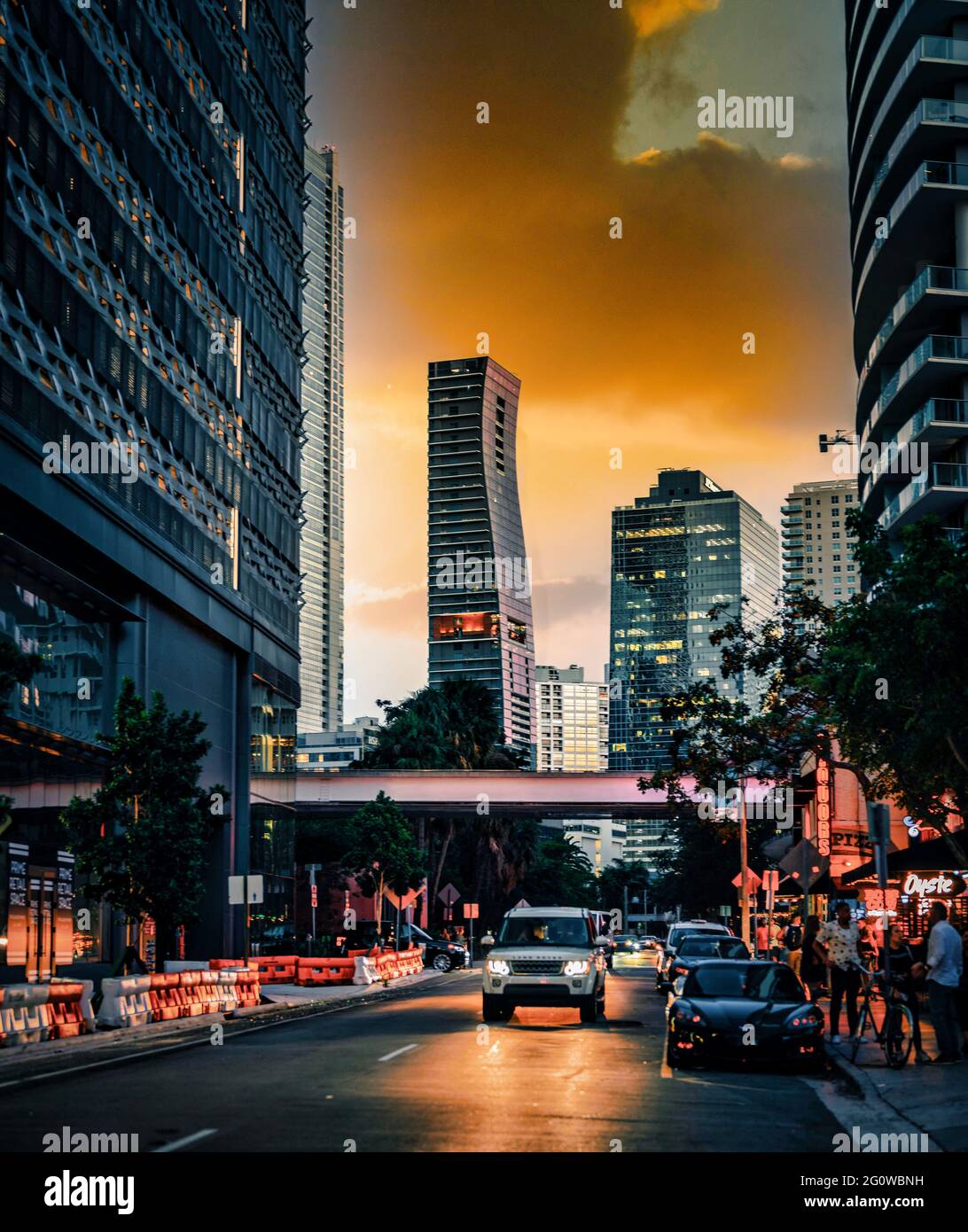 Brickell city tower hi-res stock photography and images - Alamy