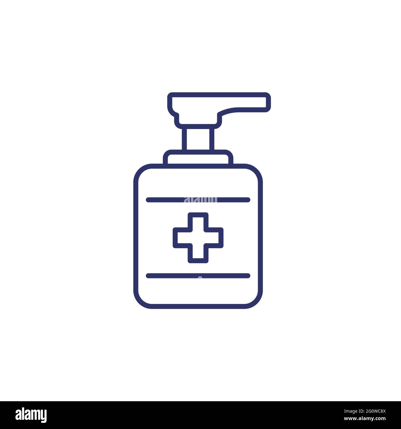 Antiseptic gel icon outline hi-res stock photography and images - Alamy