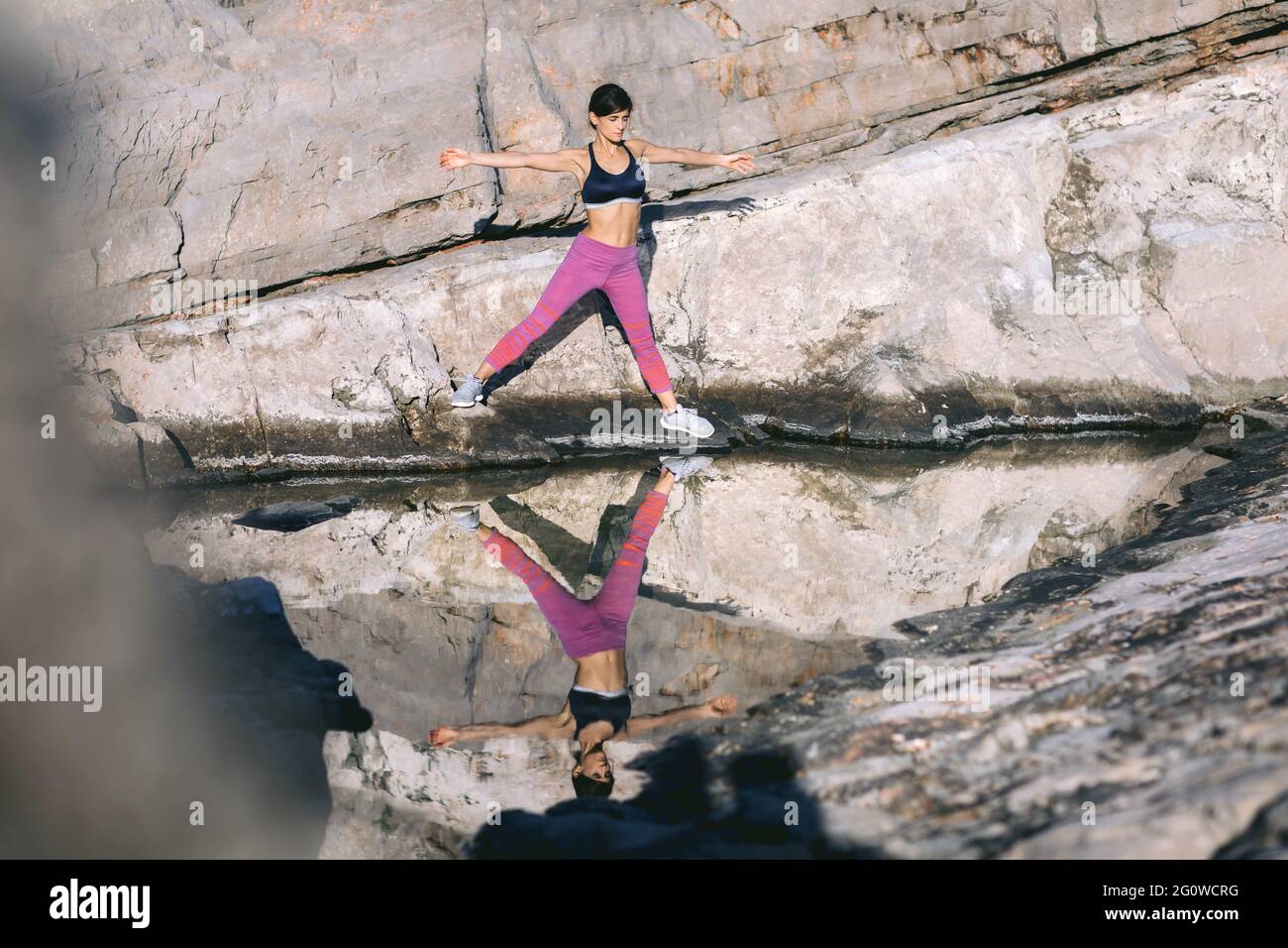 Exercise in nature hi-res stock photography and images - Alamy