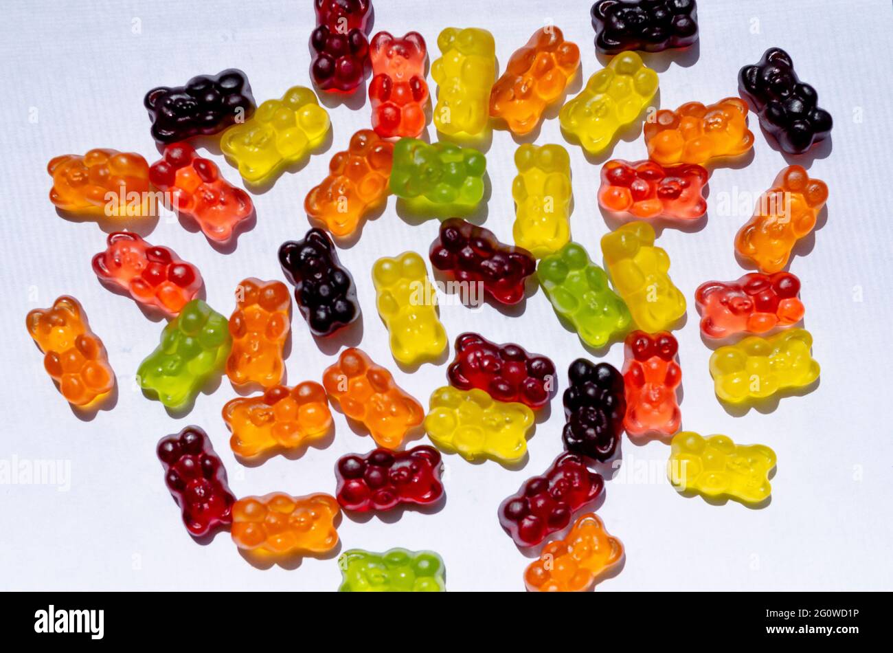 colored gummy bears Stock Photo - Alamy