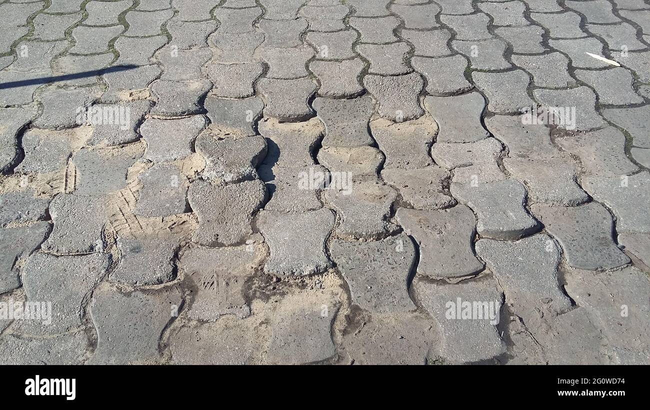 texture of a cobbled floor Stock Photo - Alamy