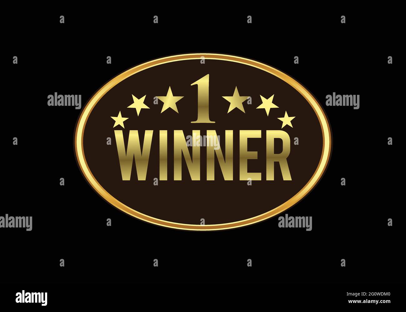 Golden number-one icon, Award, champion, winner, success concept ...