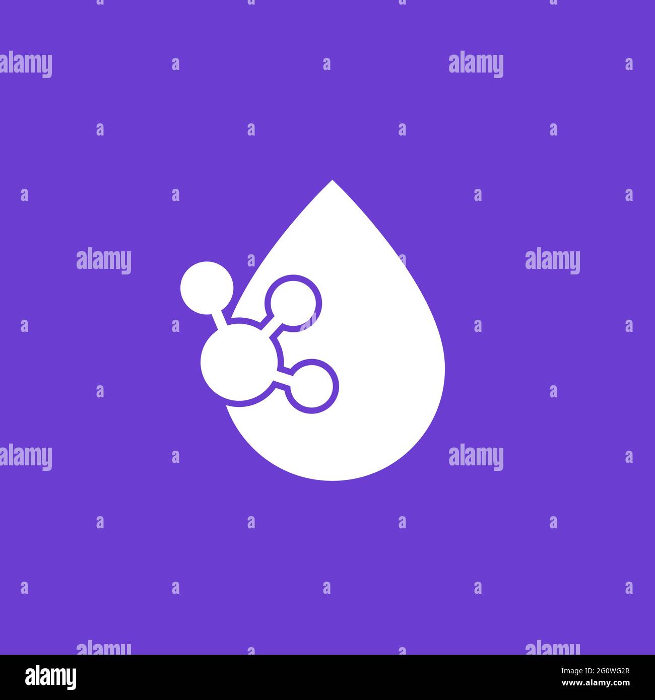Acid drop vector white icon Stock Vector Image & Art - Alamy