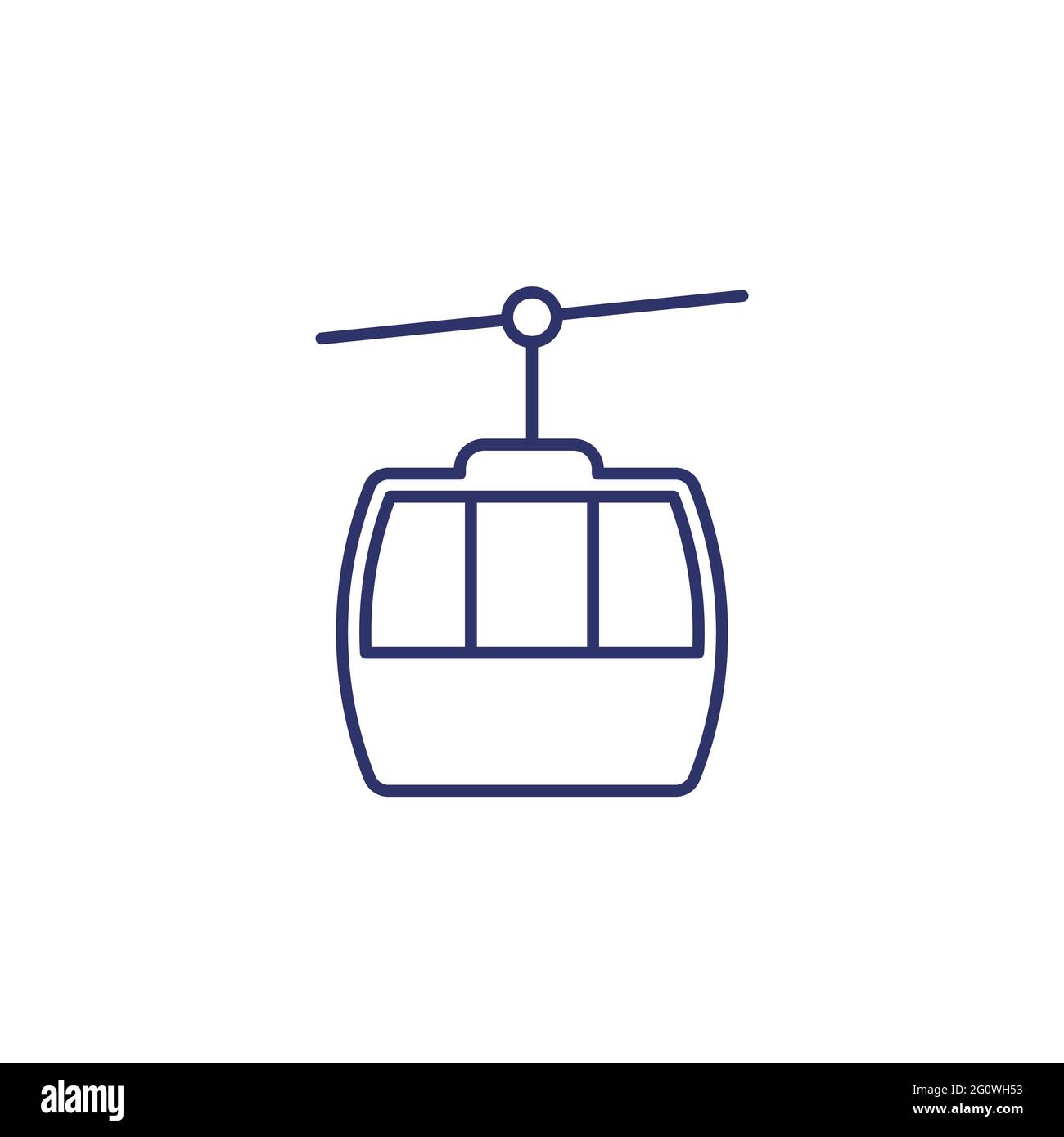 Mountain cable car on Cut Out Stock Images & Pictures - Alamy
