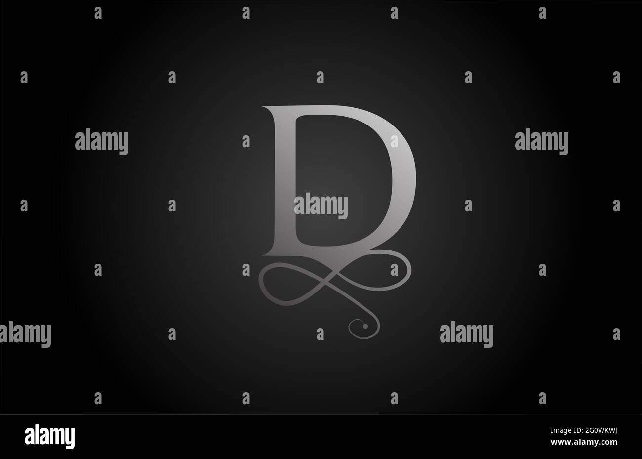 Letter d monogram logo hi-res stock photography and images - Alamy