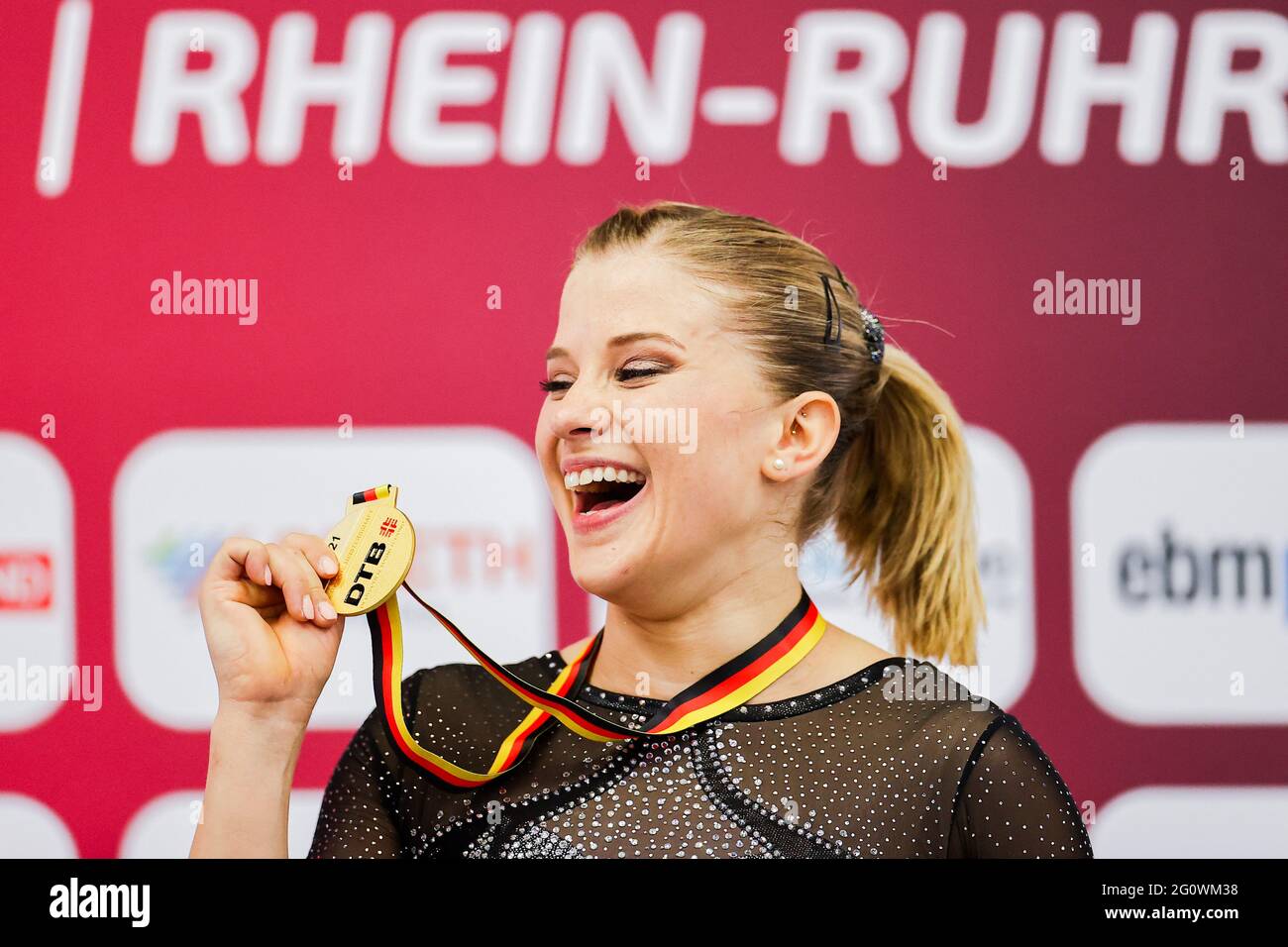 Dortmund, Germany. 03rd June, 2021. Gymnastics, apparatus gymnastics ...