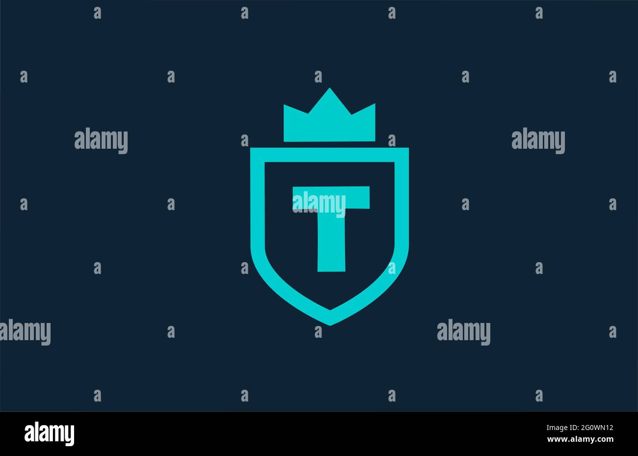 Creative t letter icon abstract logo hi-res stock photography and ...