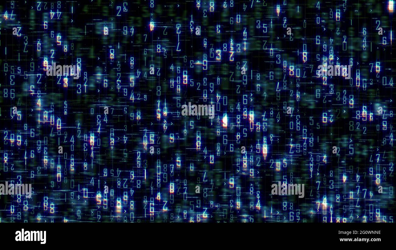 Abstract background, digital data matrix light illustration Stock Photo ...