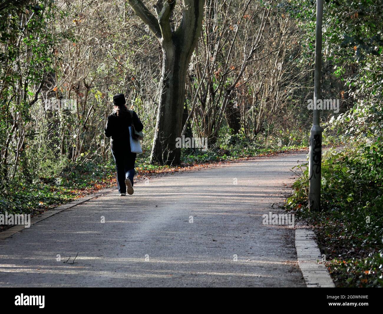Woman female strolling hi-res stock photography and images - Alamy