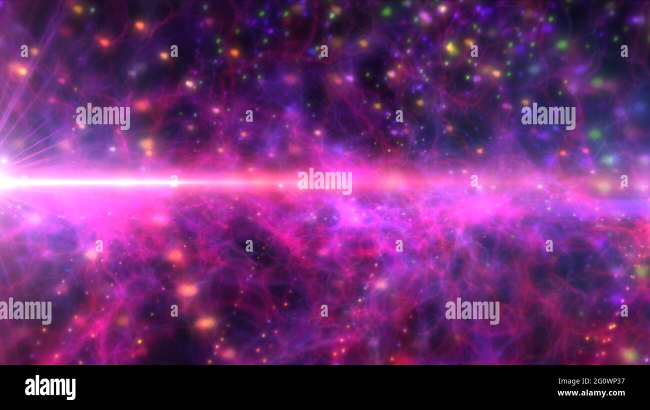 spiral particle light dna illustration, abstract background Stock Photo ...