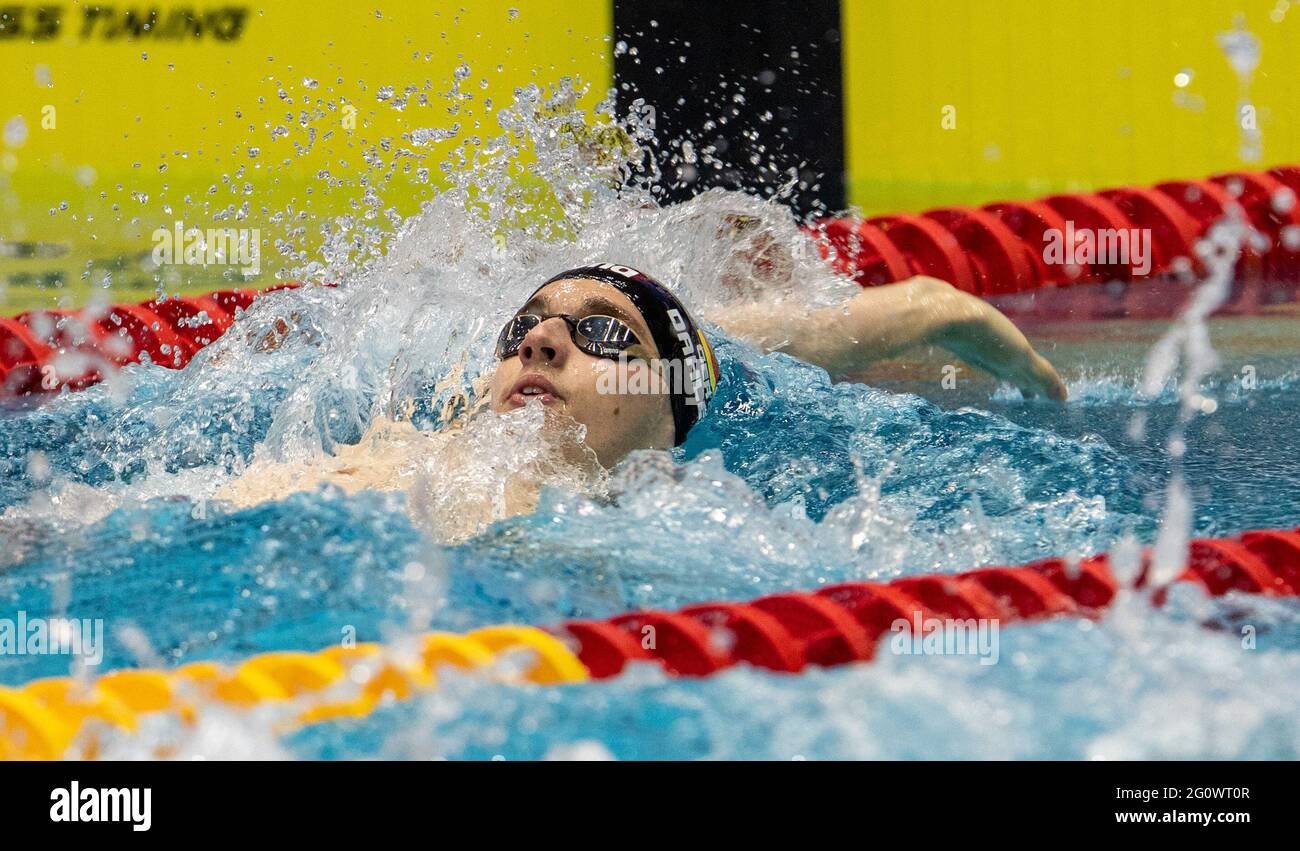 Berlin, Germany. 03rd June, 2021. Swimming: German championship ...