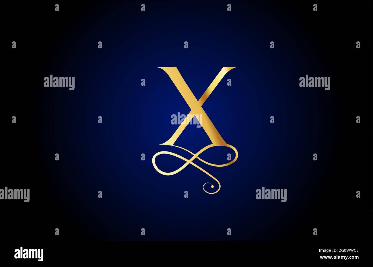 golden X elegant monogram alphabet letter logo icon design. Vintage ...