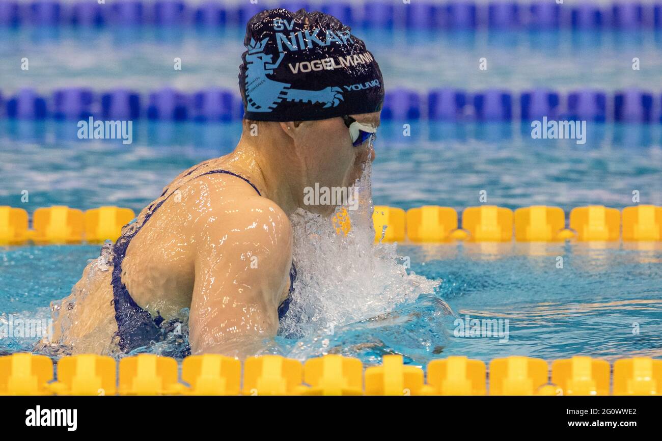 Berlin, Germany. 03rd June, 2021. Swimming: German championship ...