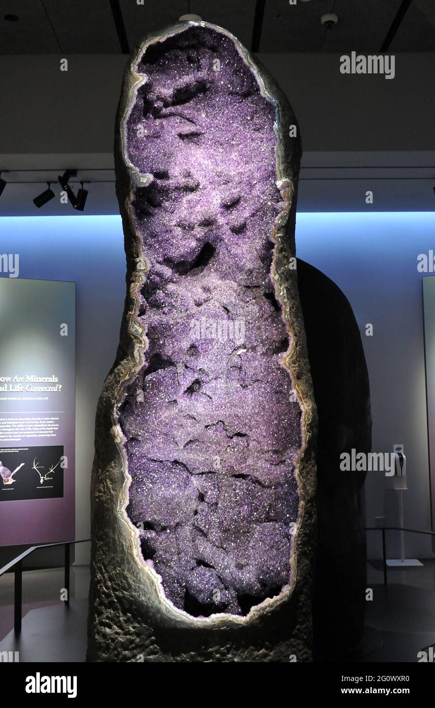 Amethyst geode new york hi-res stock photography and images - Alamy