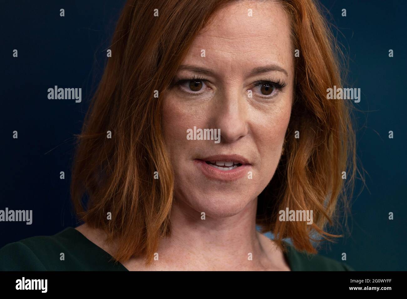 White House Press Secretary Jen Psaki holds a briefing at the White ...