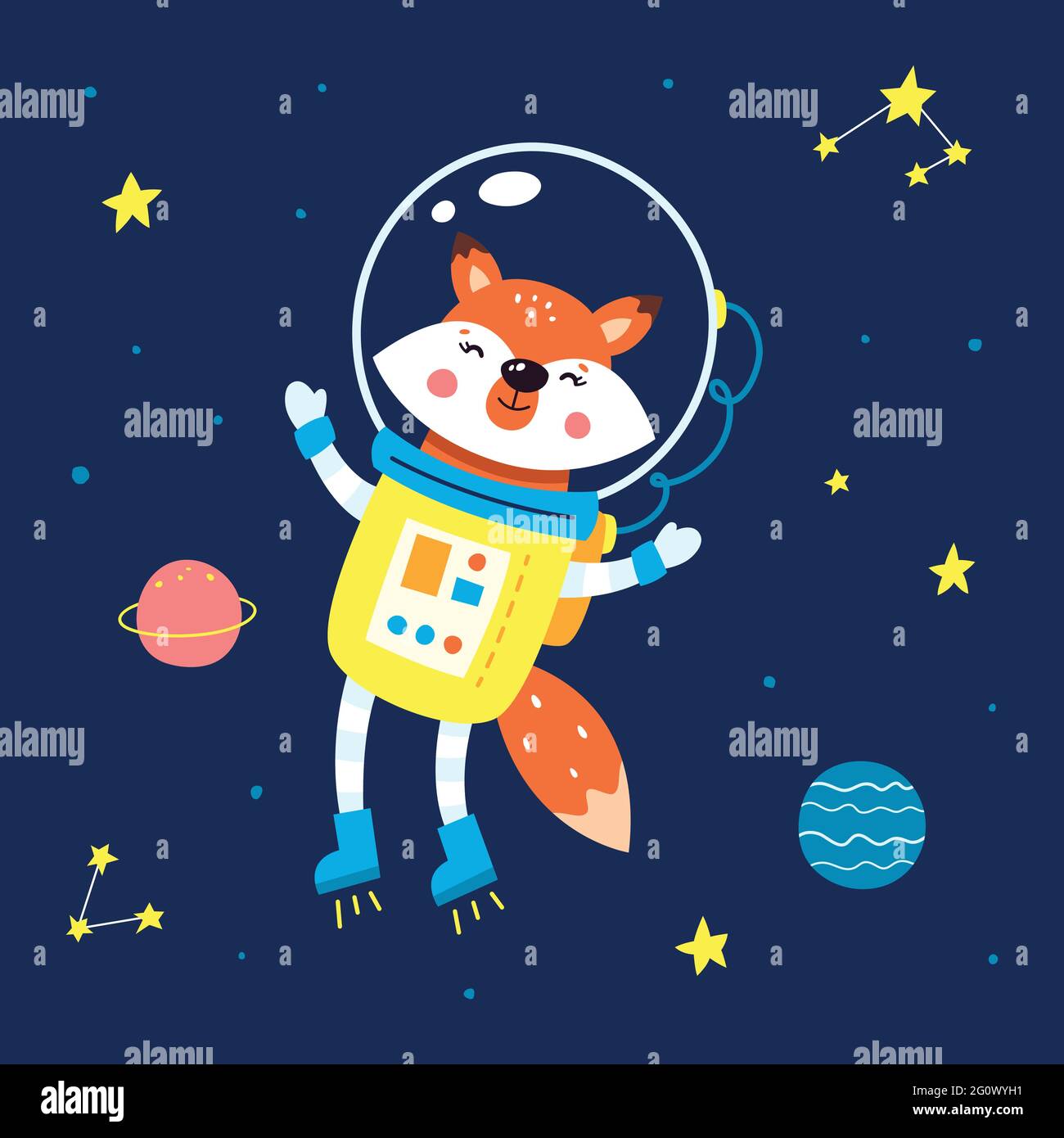 Tiger in space Stock Vector Images - Alamy