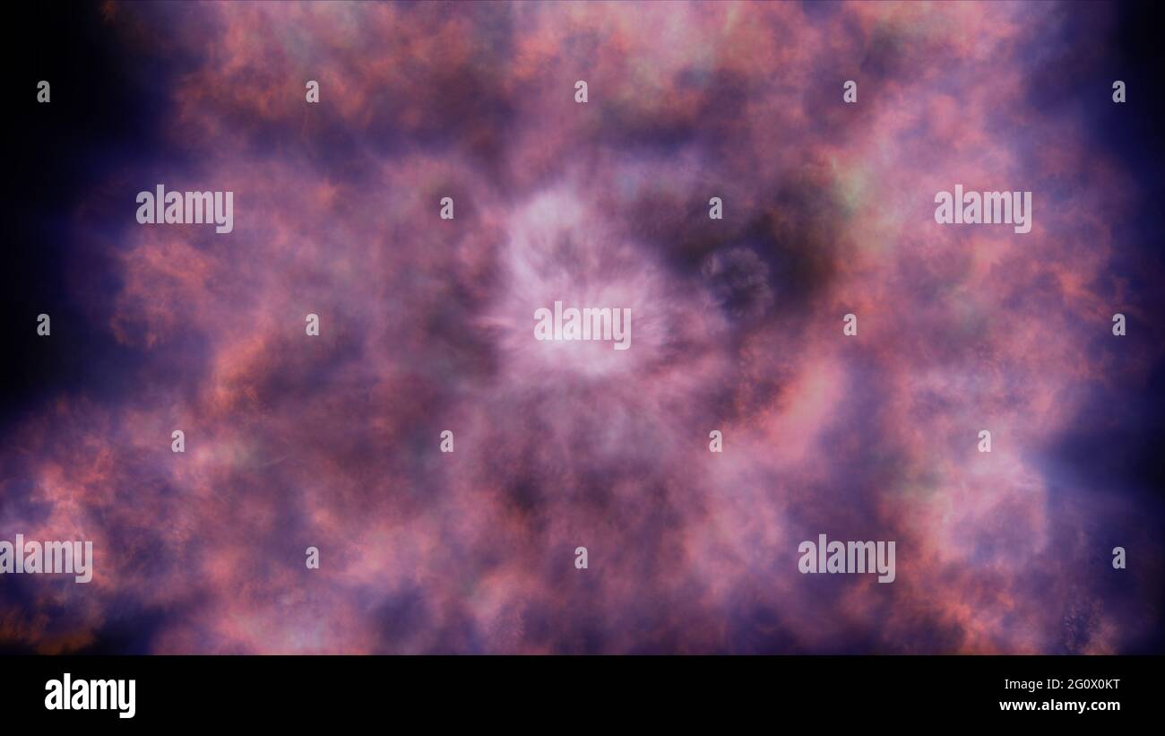 fire flame explosion in space, abstract illustration Stock Photo - Alamy