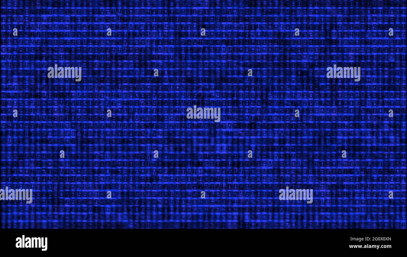 Abstract background, digital data matrix, illustration render Stock ...