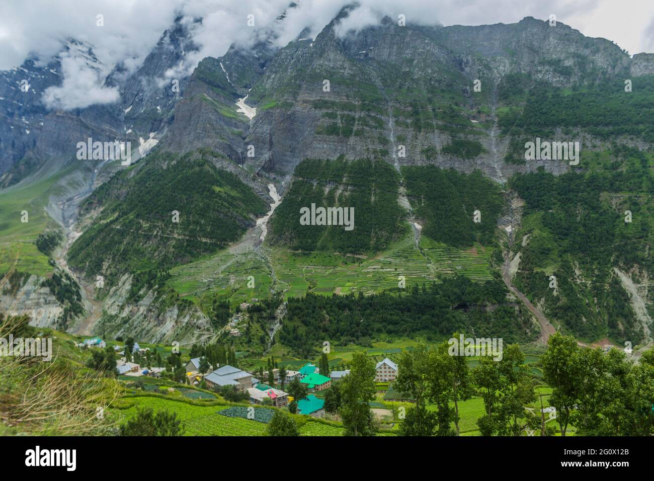 Various views of Keylong, Himachal Pradesh Stock Photo - Alamy