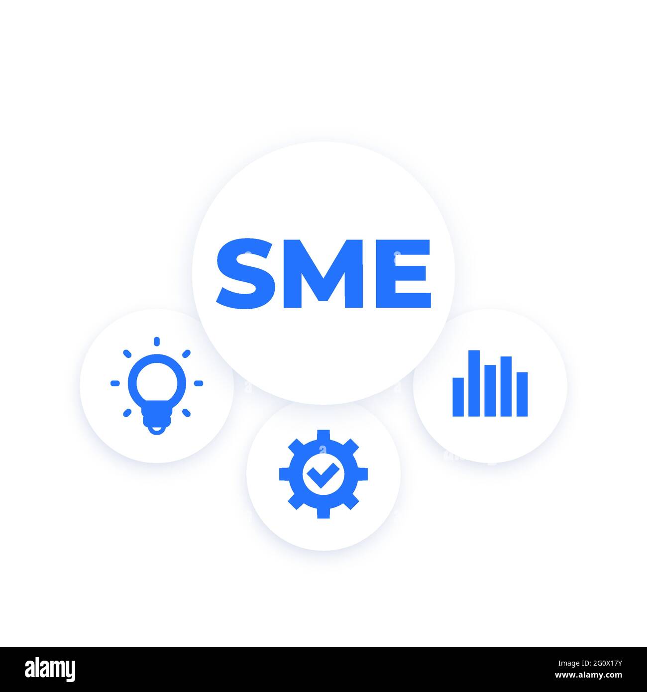 SME, small and medium enterprise, vector art Stock Vector Image & Art ...