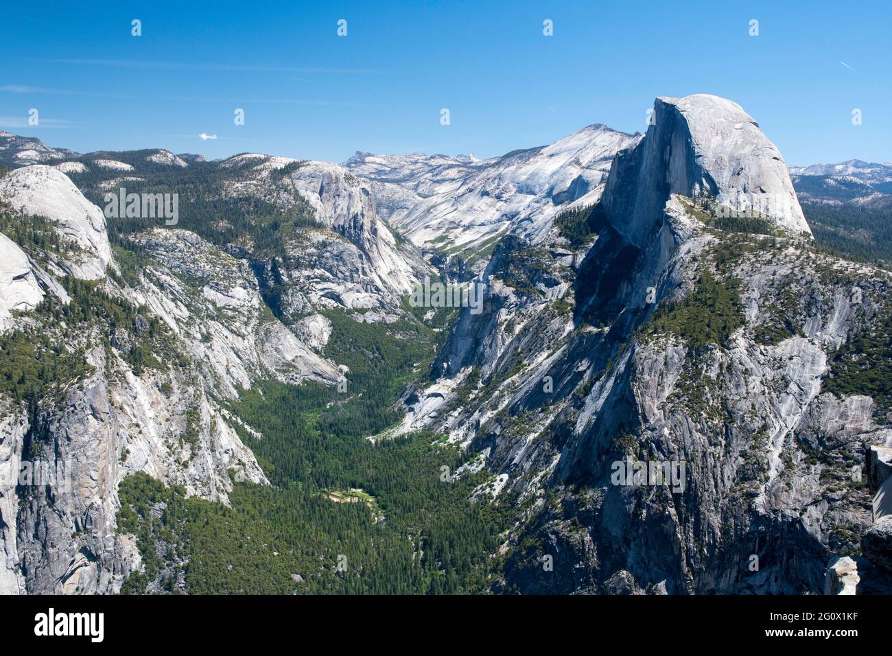 View of Yosemite Valley from Glacier Point Stock Photo - Alamy