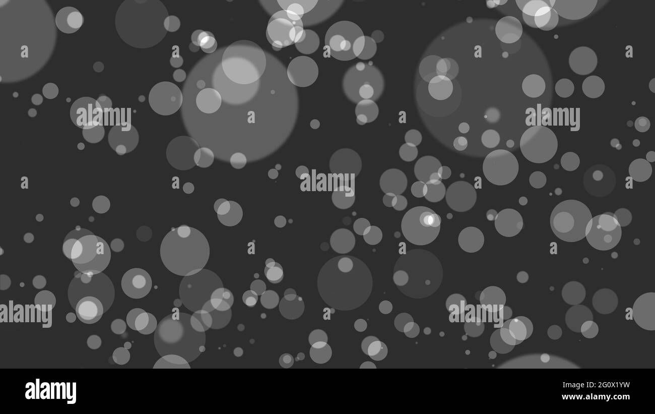 abstract bokeh background, gray particles illustration Stock Photo - Alamy