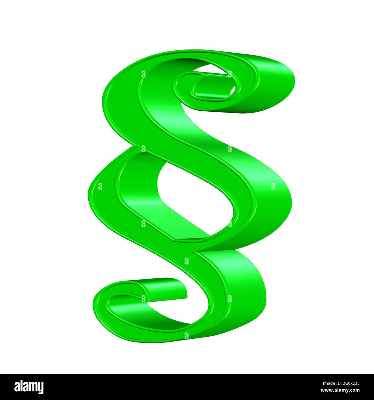 Paragraph isolated against white background, 3d illustration Stock ...