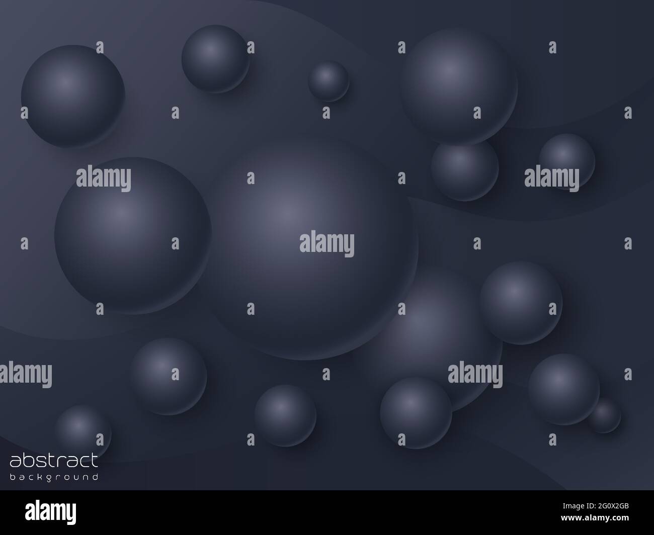 Abstract background with spheres, vector design Stock Vector Image ...