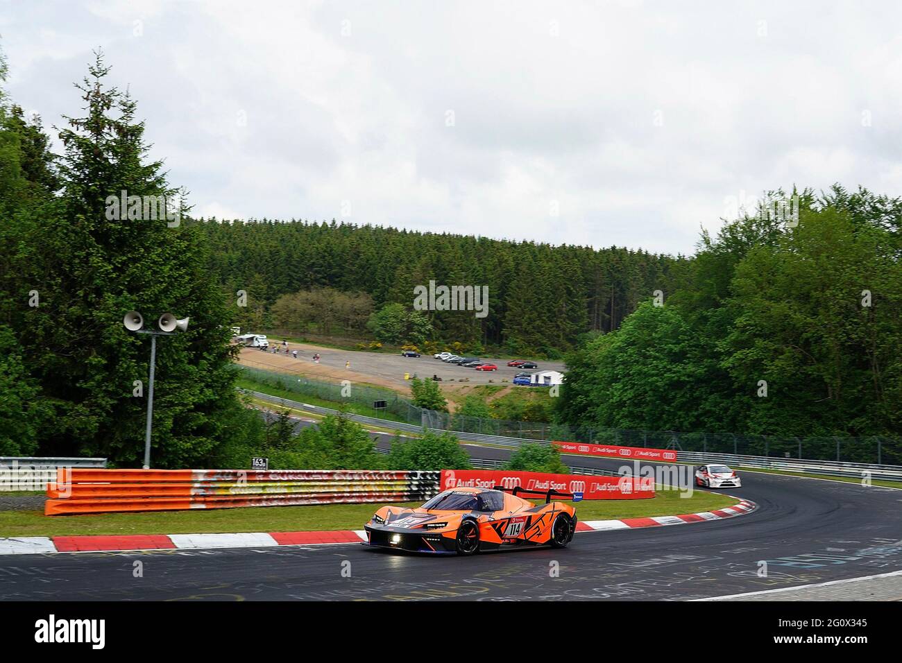 Nurburg, Germany. June 03 2021: 24h race 2021, Nurburgring, 03.06. - 06 ...