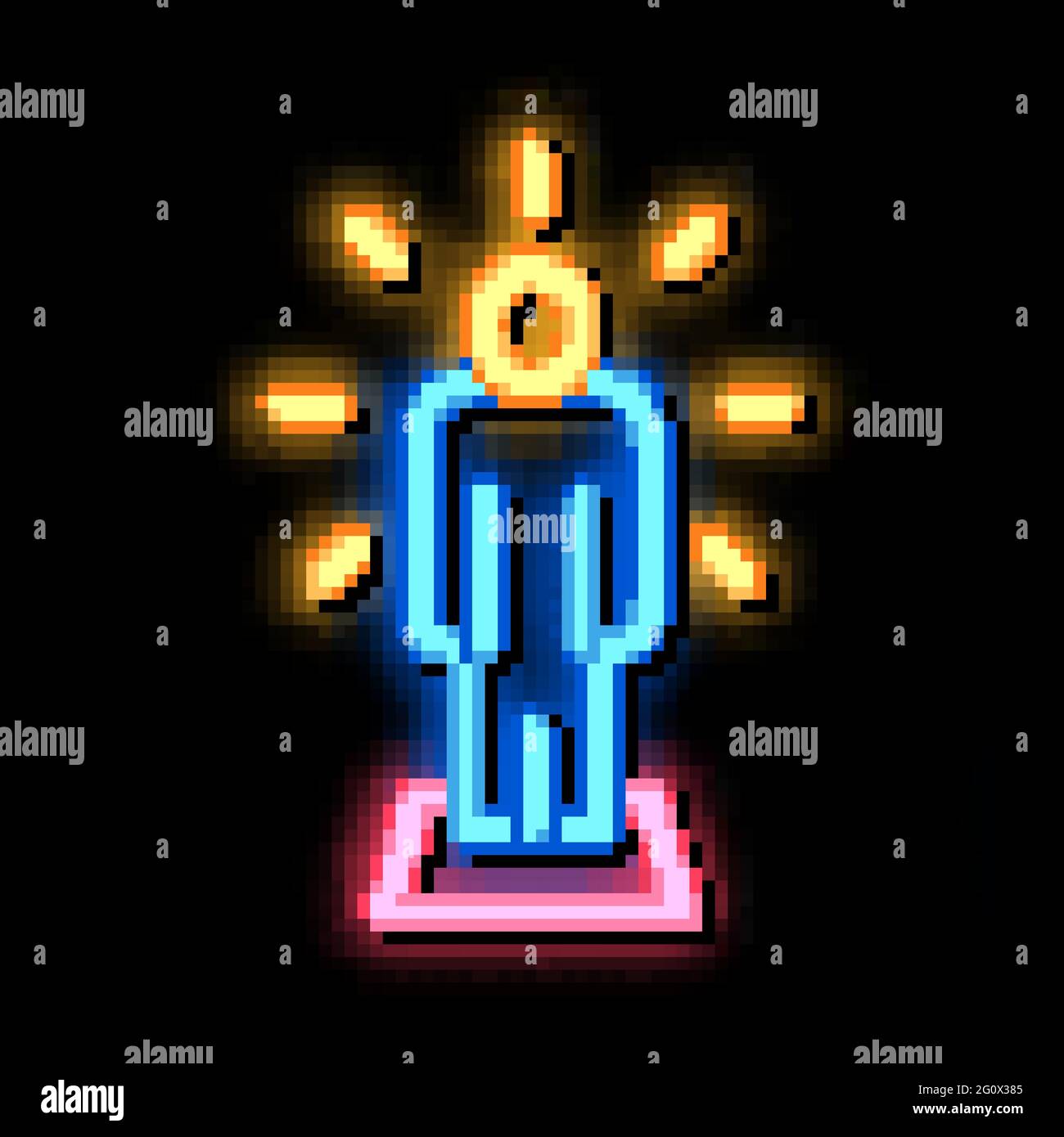 Human Sparkle neon glow icon illustration Stock Vector Image & Art - Alamy