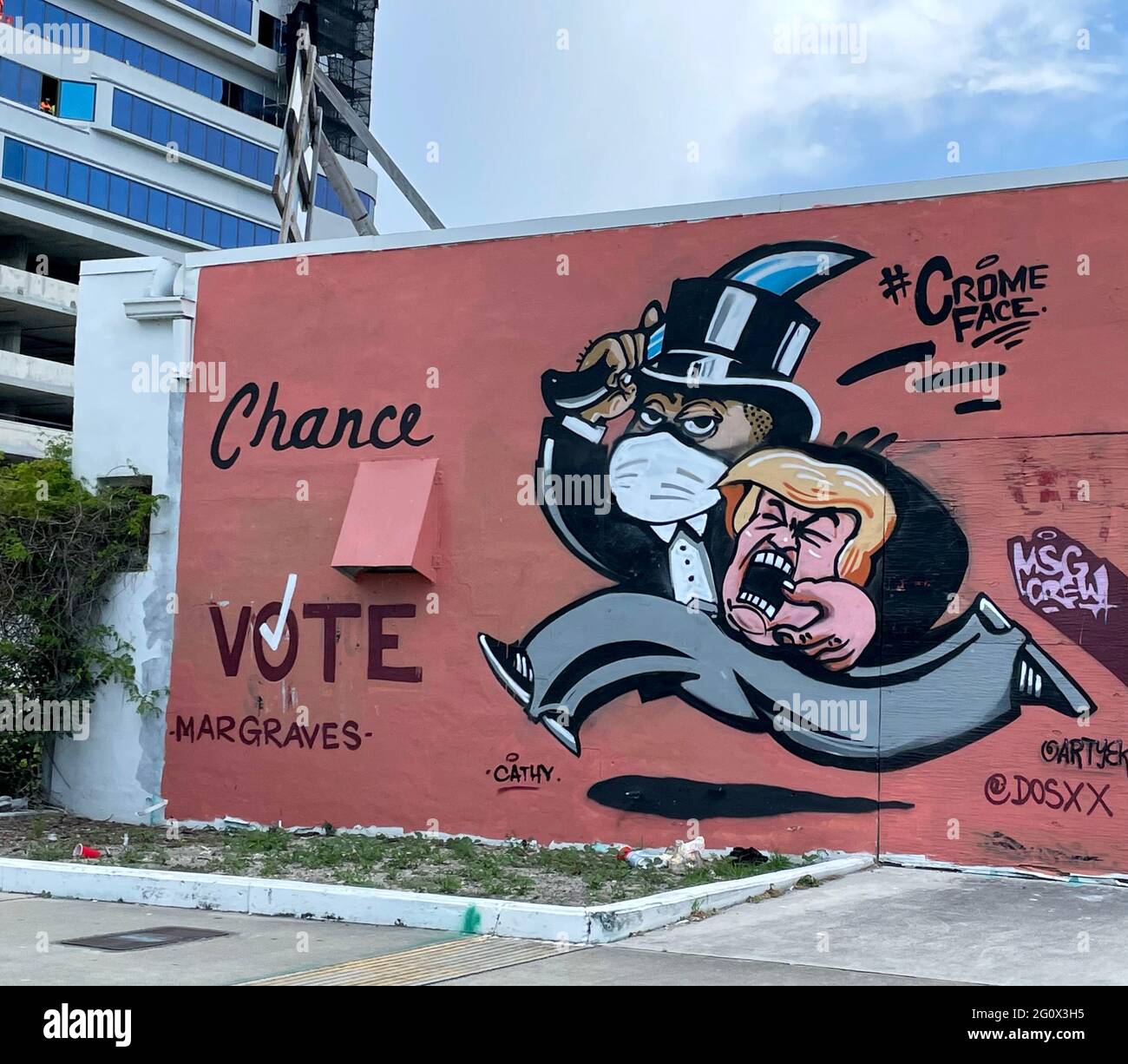 MIAMI, FL - JUNE 03: Seen at the Wynwood Walls What appears to be ...