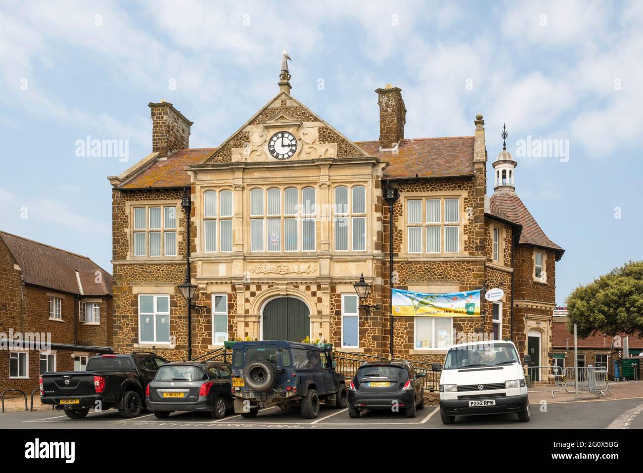 Hunstanton Town Hall. Designed by George Skipper, sometimes called the ...
