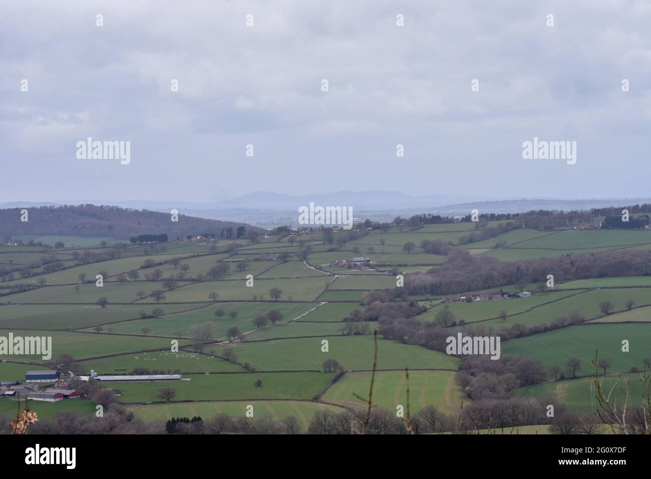 Beautiful Shropshire Countryside including the nature side too Stock ...