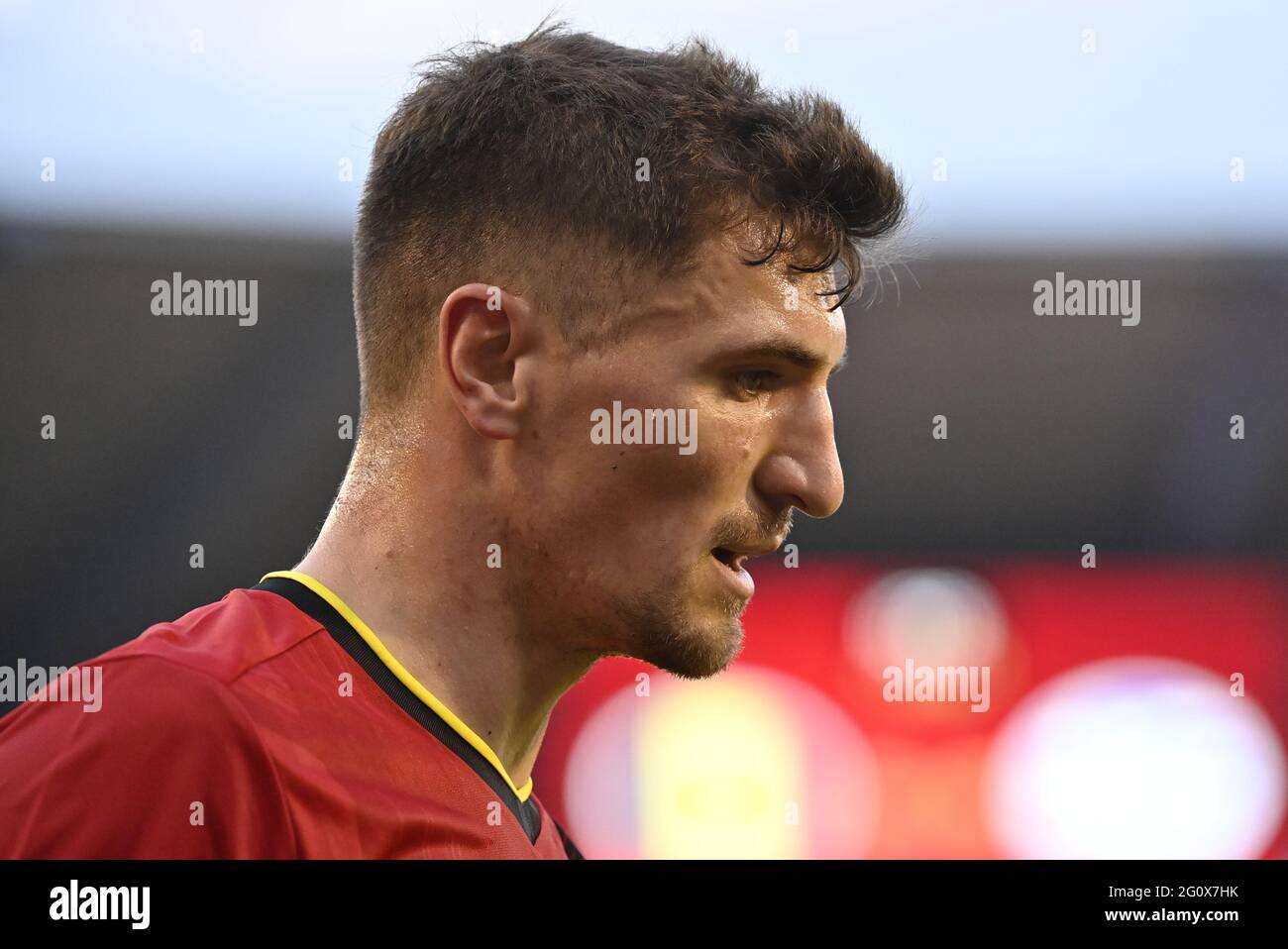 Belgium's Thomas Meunier pictured in action during a friendly game of ...