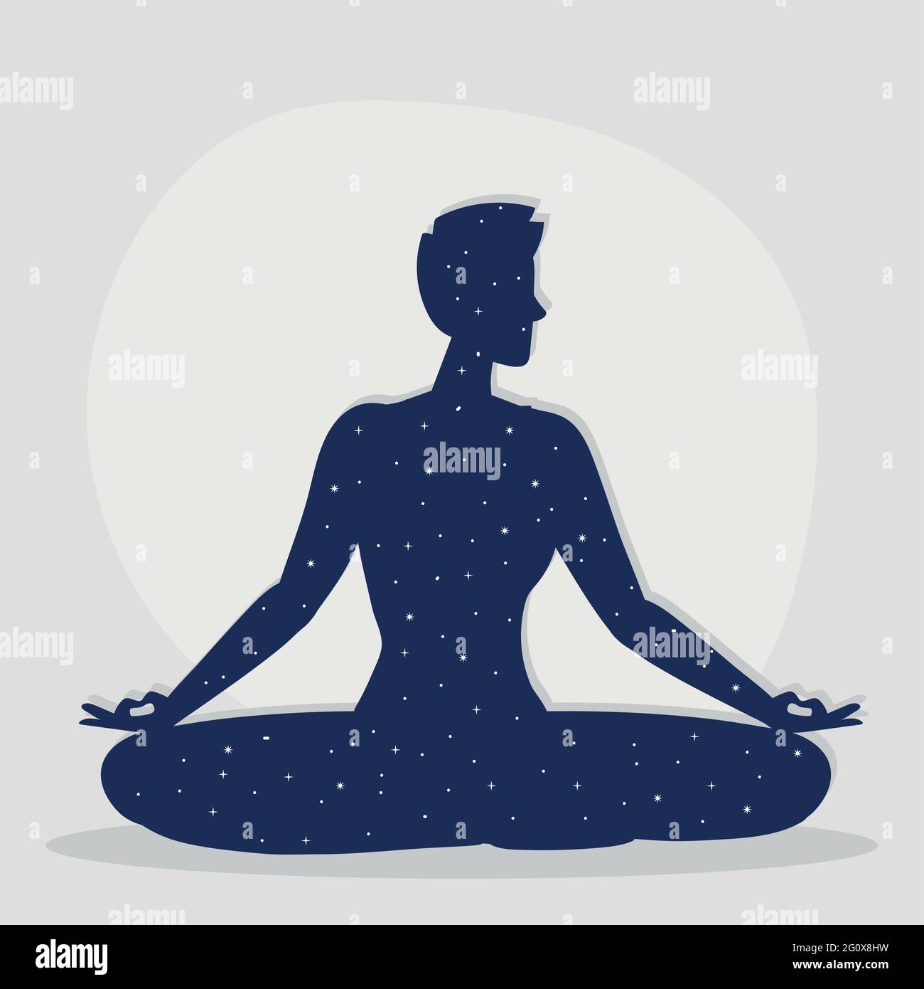woman lotus pose silhouette Stock Vector Image & Art - Alamy
