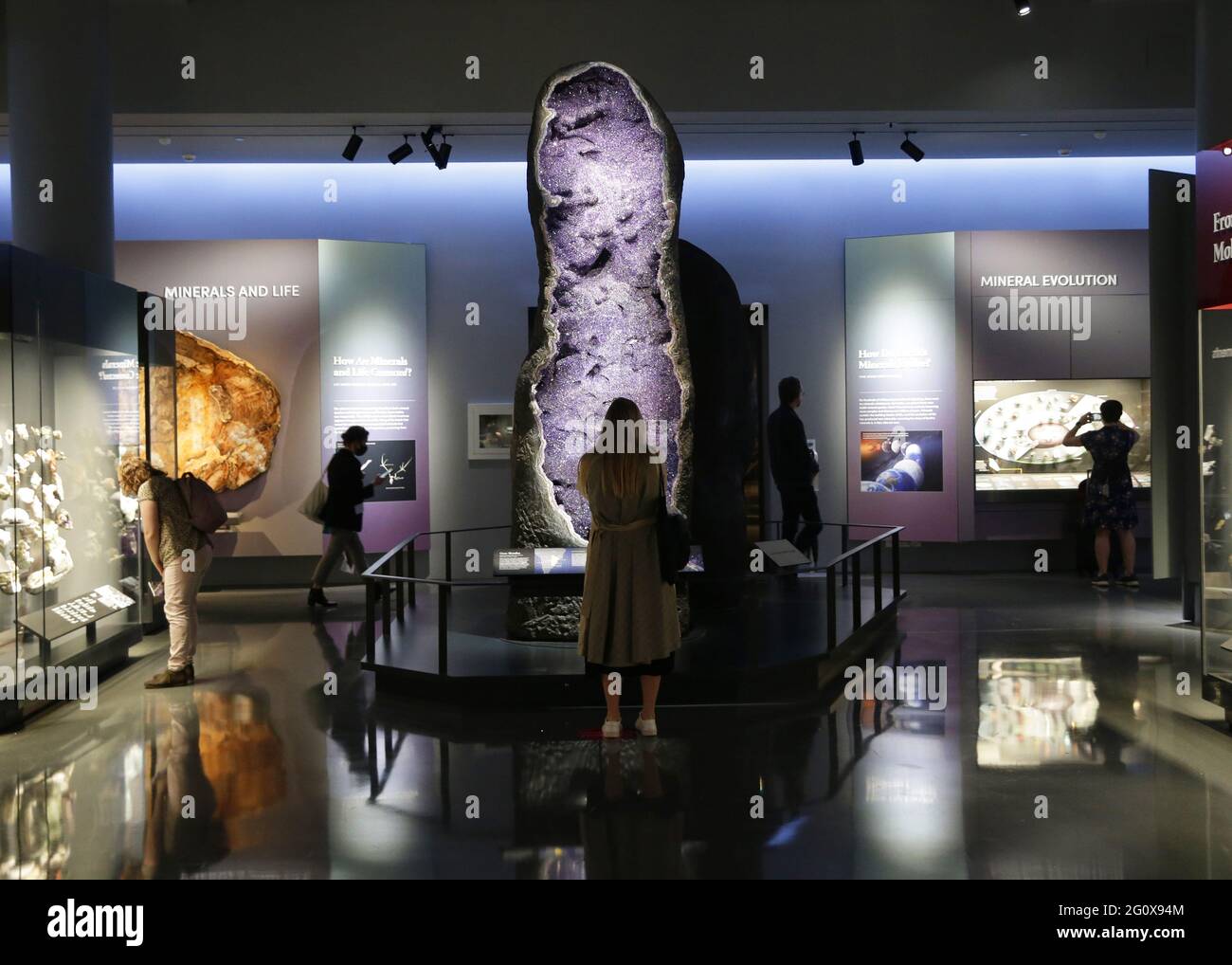 New York, United States. 03rd June, 2021. Giant Geodes along with a ...