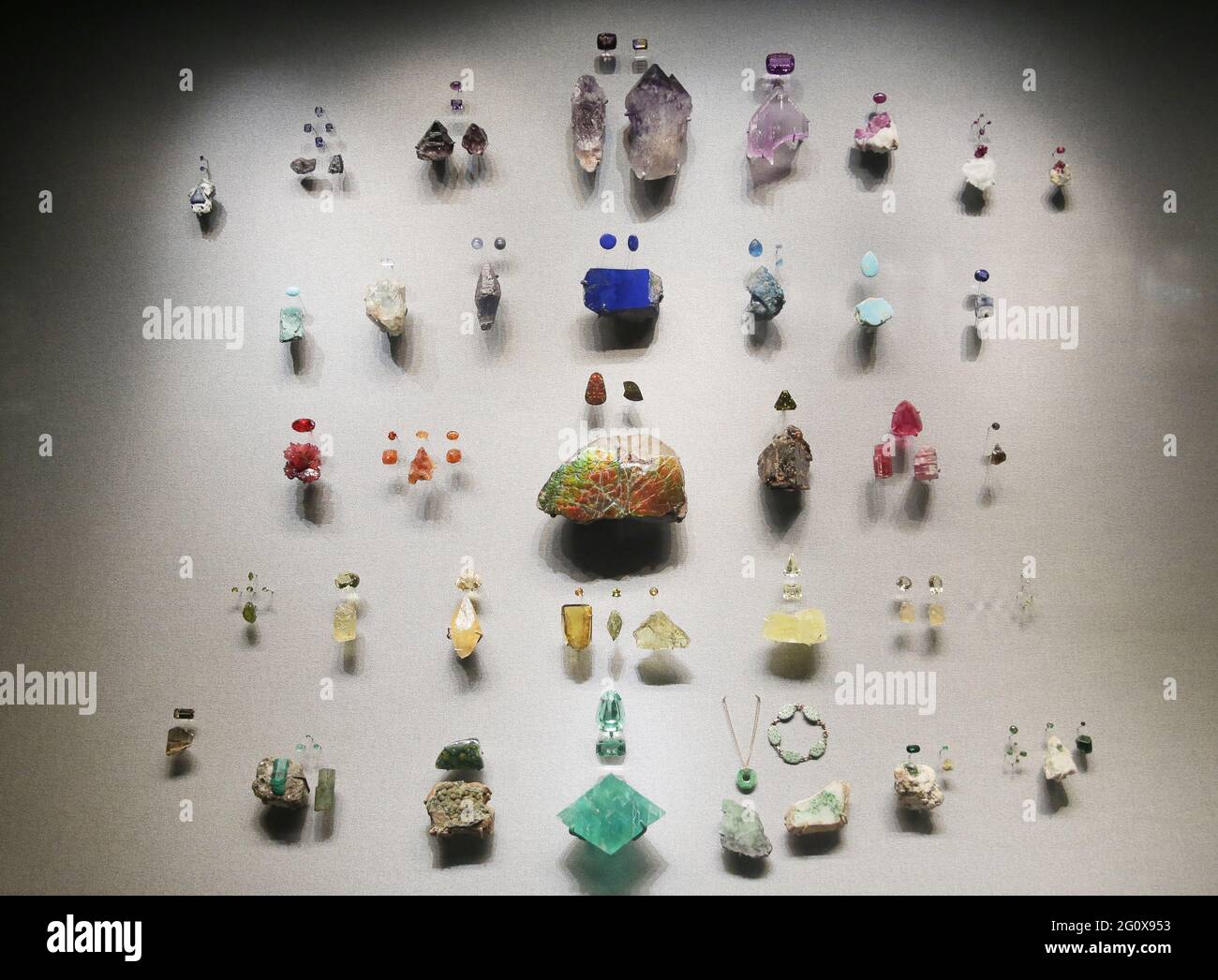 New York, United States. 03rd June, 2021. A huge variety of gems and ...