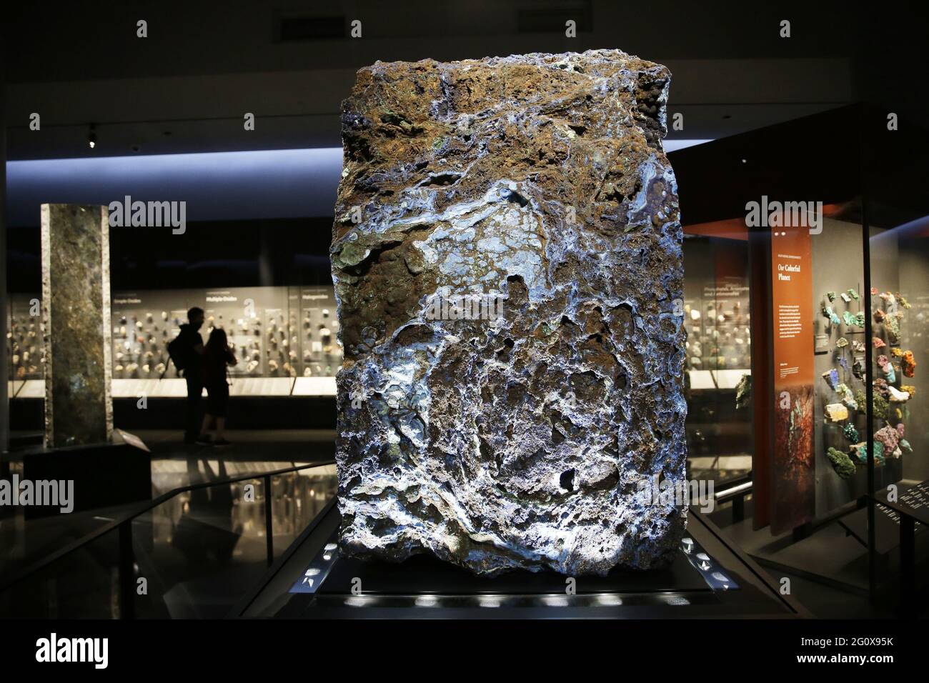 New York, United States. 03rd June, 2021. A giant stone along with a ...