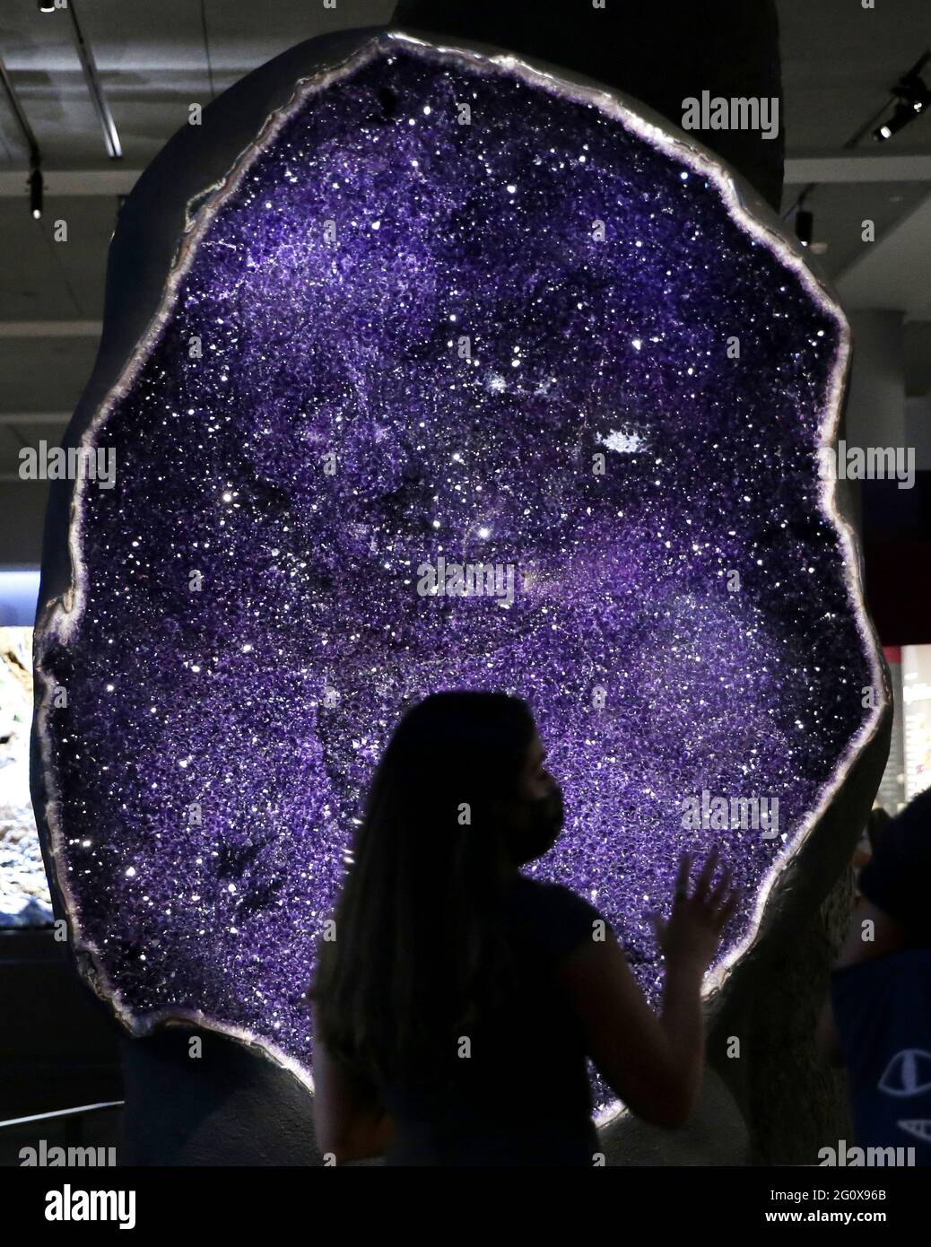 New York, United States. 03rd June, 2021. Giant Geodes along with a ...