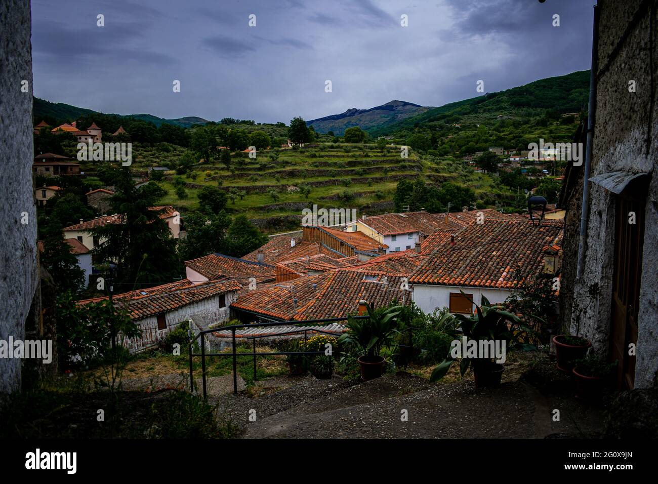 Beautiful view of the landscape with the buildings of the city visible ...