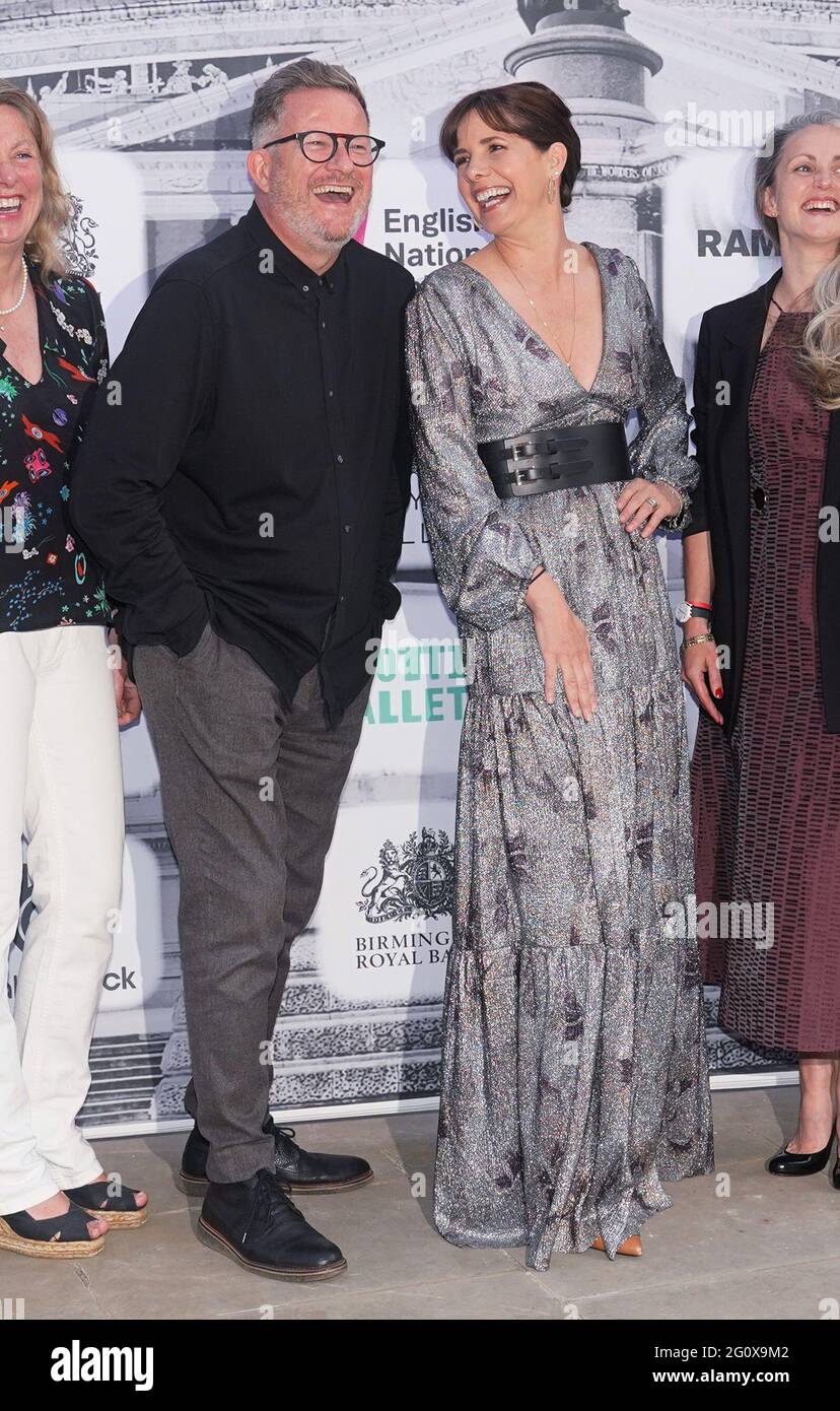 Sir Matthew Bourne and Dame Darcey Bussell at the British Ballet ...