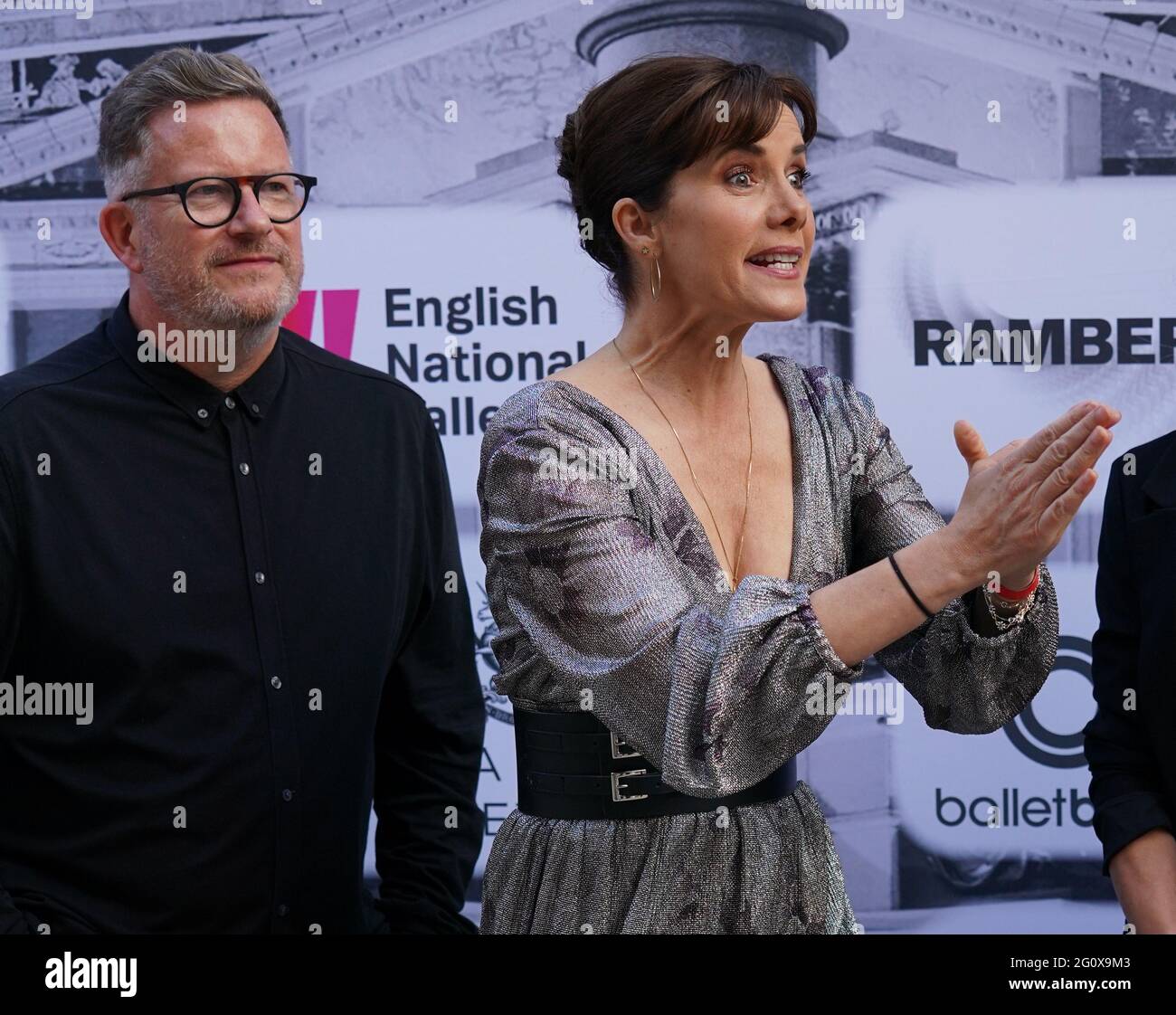 Sir Matthew Bourne and Dame Darcey Bussell at the British Ballet ...