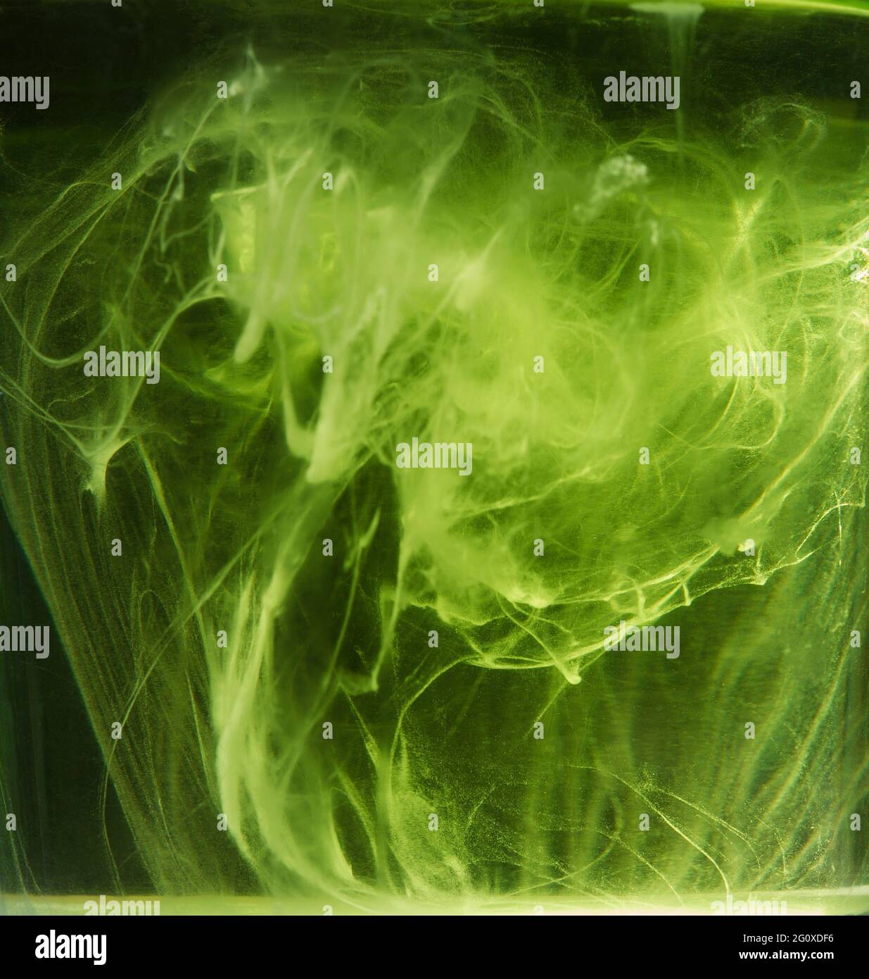 Green Liquid in Random Shapes with Background Stock Photo - Alamy