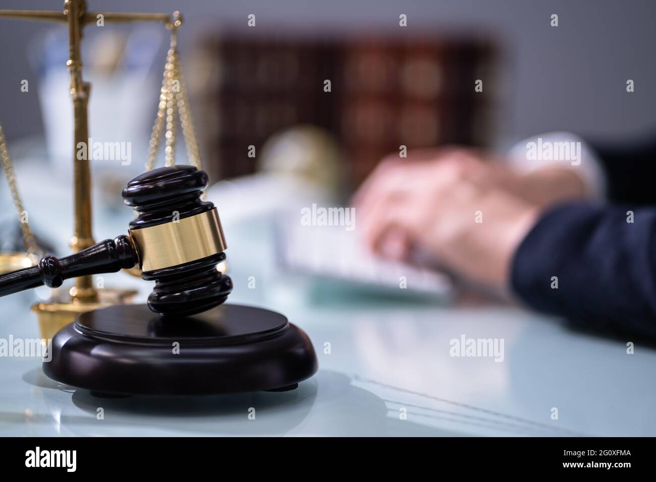 Legal Tech And Court Law Technology Concept Stock Photo - Alamy
