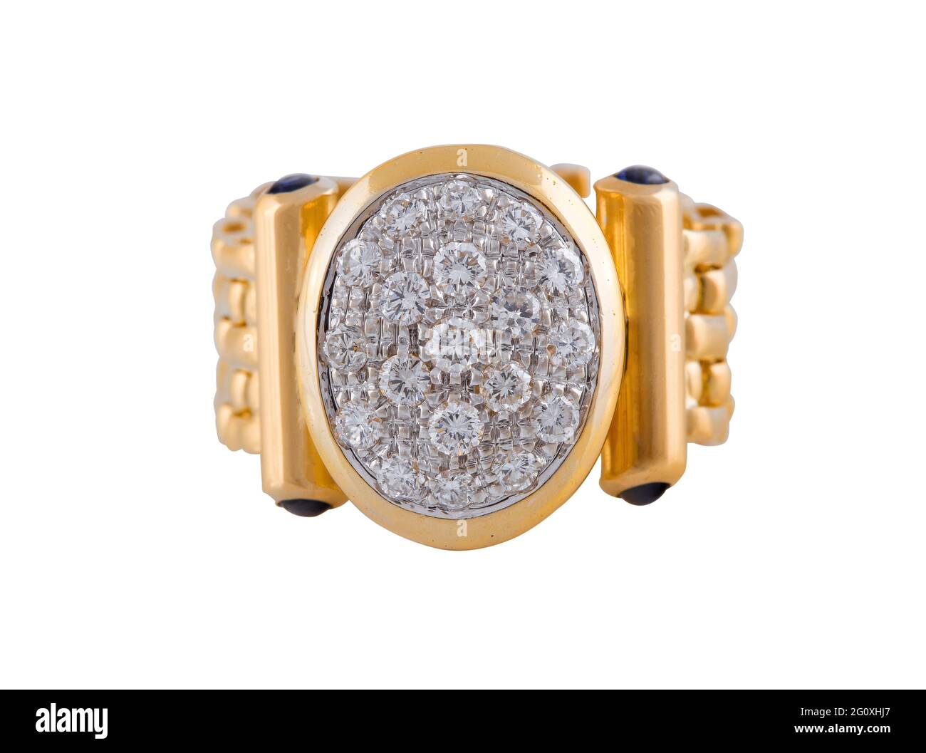 Closeup shot of an expensive luxury bracelet isolated on a white ...