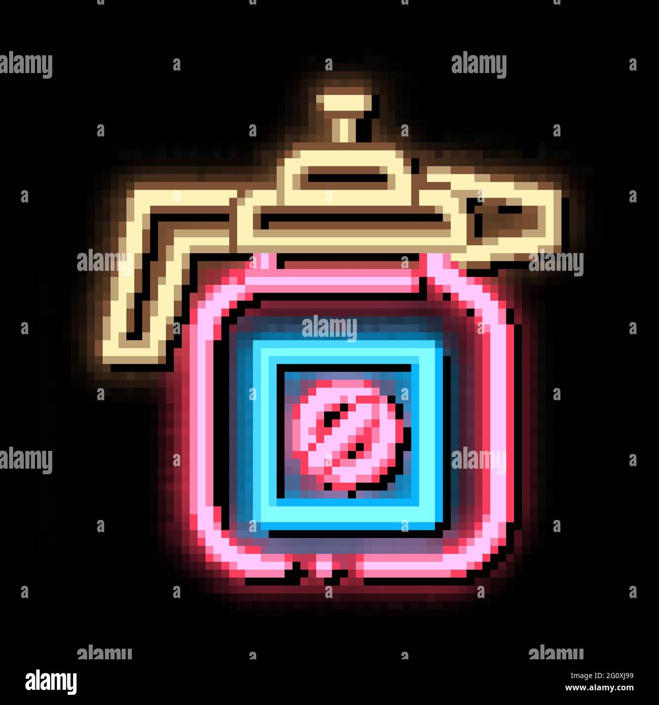 Atomizer Tool neon glow icon illustration Stock Vector Image & Art - Alamy